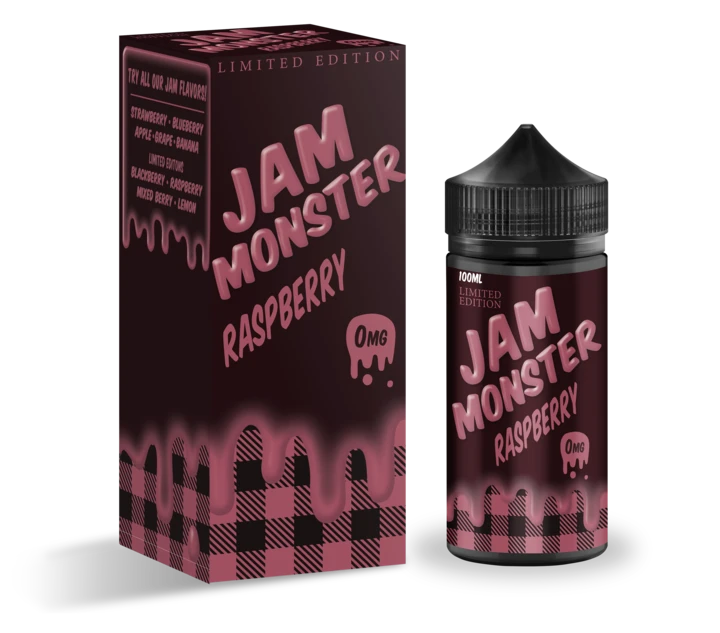 JAM MONSTER | Raspberry 100ml | Desert Mist Vaping