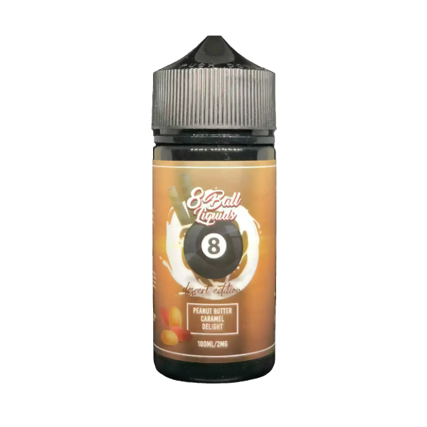 8 BALL | Peanut Butter Caramel Delight 100ml | Desert Mist Vaping